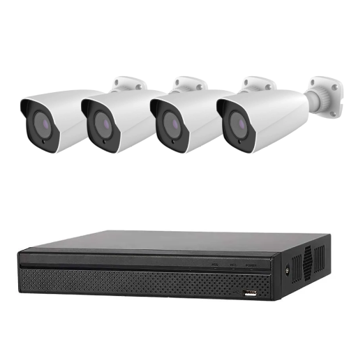 4CH NVR-PRO 4K Bullet Camera Kit | IntekBox