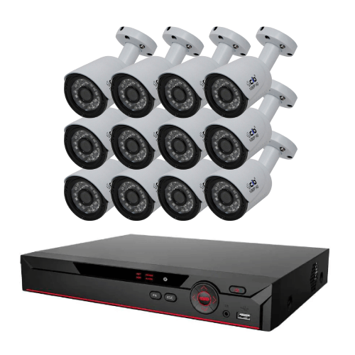 16CH DVR 4K Bullet Camera Kit (8/12/16) | IntekBox