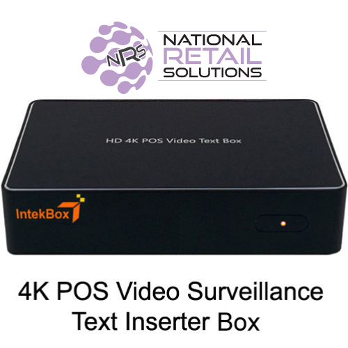 NRS POS IntekBox Text Inserter HD 4K Network IP Camera Solution | IntekBox